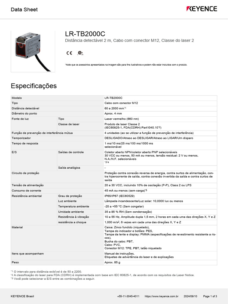 LR-TB2000C_Datasheet | PDF