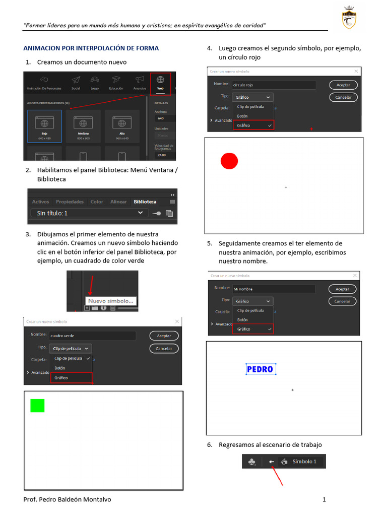 Animacion Por Interpolacion de Forma 2 | PDF