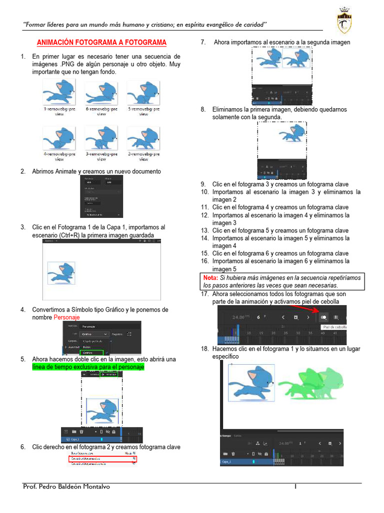 Animacion Fotograma A Fotograma | PDF