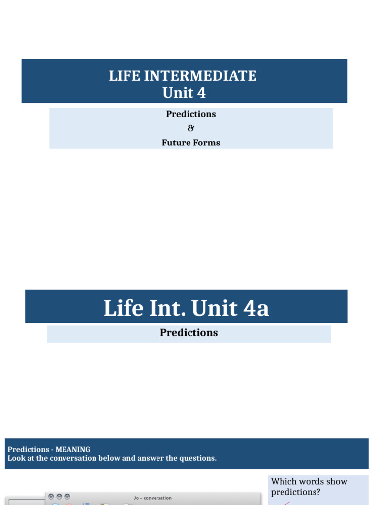 Life - Int.u4 Grammar | PDF
