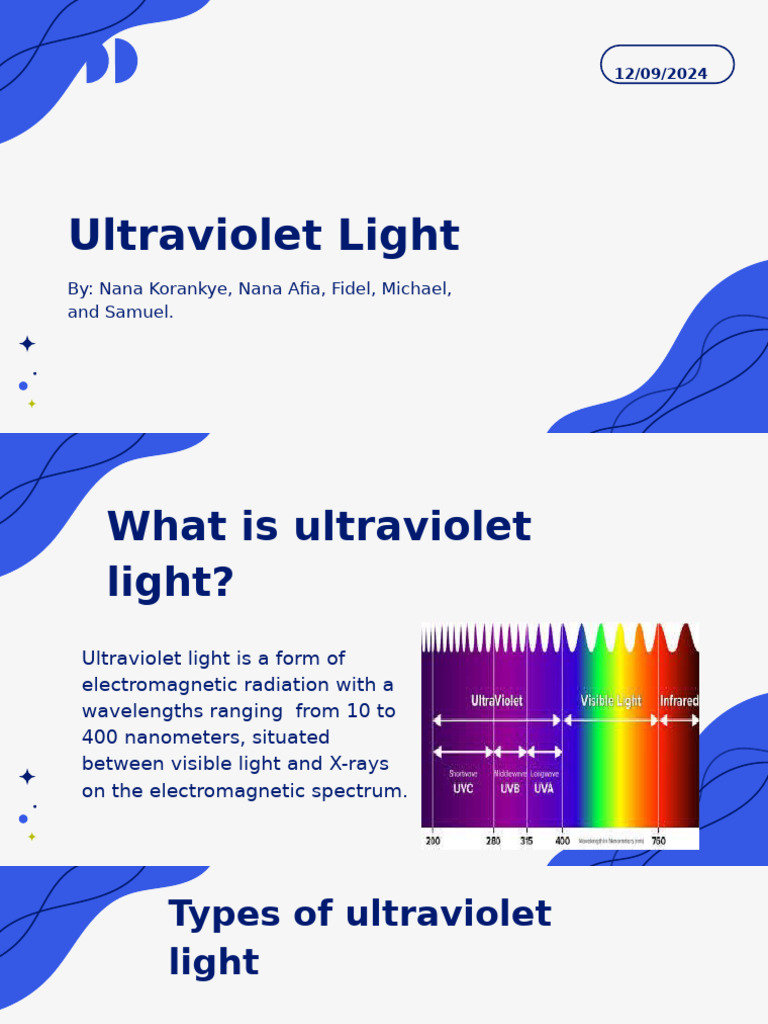 Ulta-Violet Light and Radio Waves | PDF