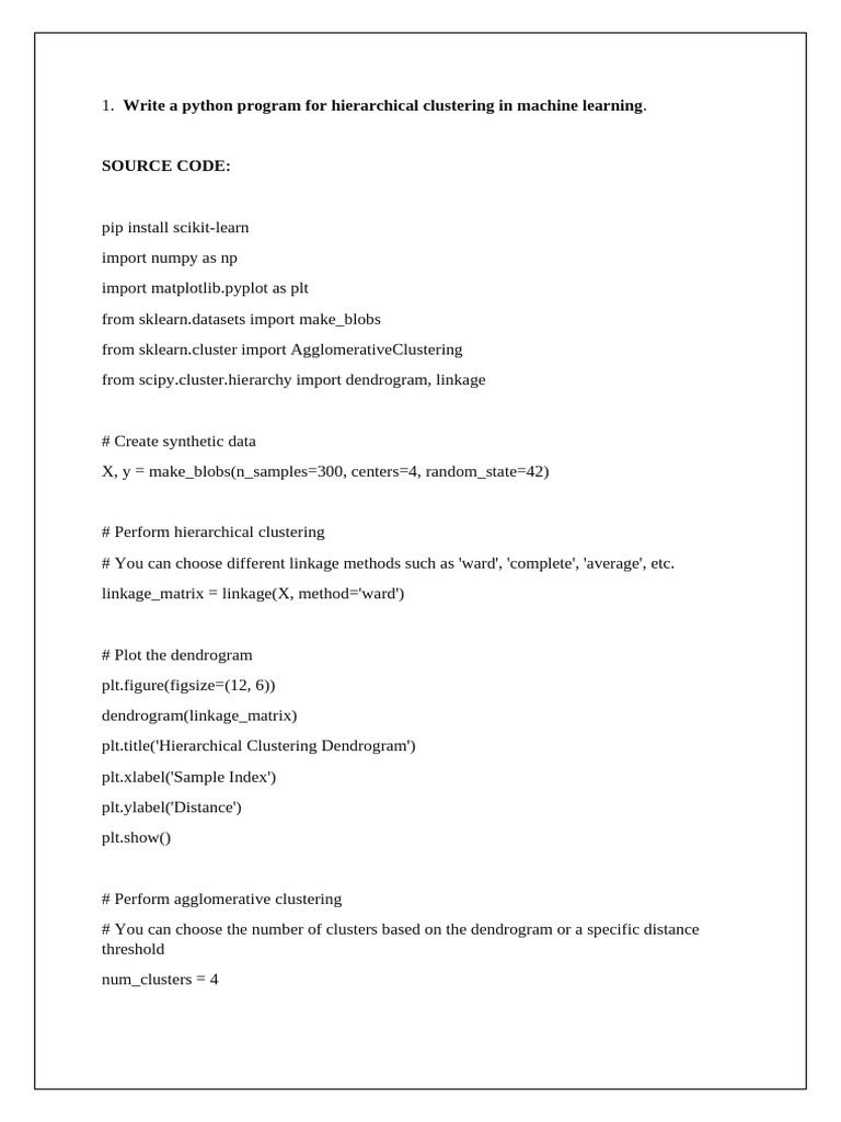 ML Module 2 Lab Record | PDF