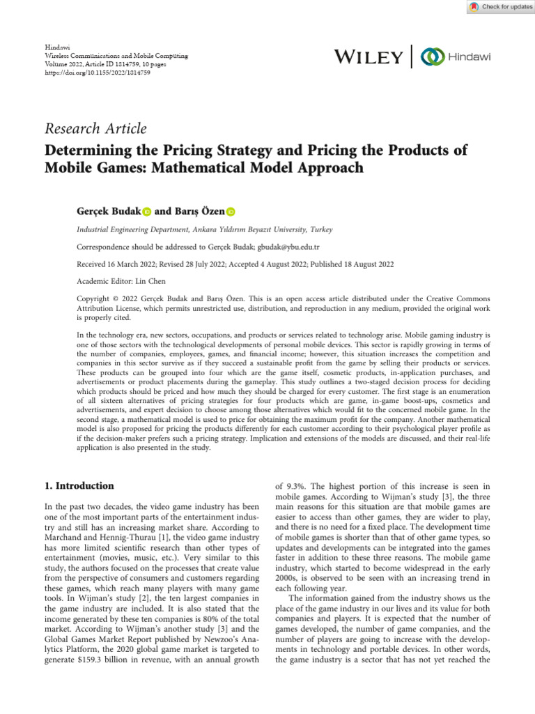 Wireless Communications and Mobile Computing - 2022 - Budak ...