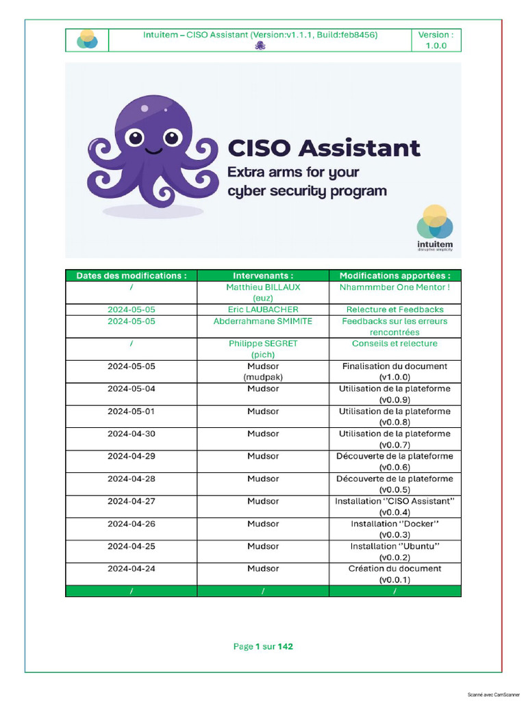 CISO Assistant | PDF