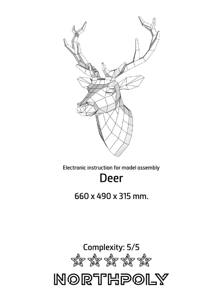 Papercraft de Venado | PDF