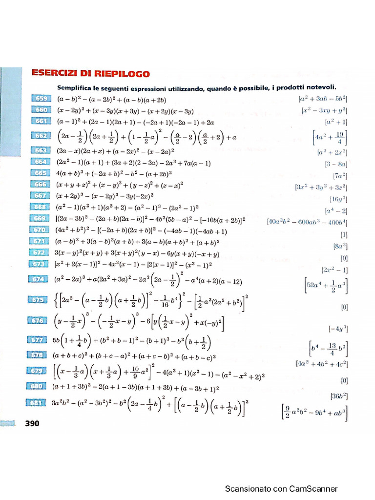 2023_24_1CS_algebra_1_prodotti_notevoli_scomposizioni | PDF