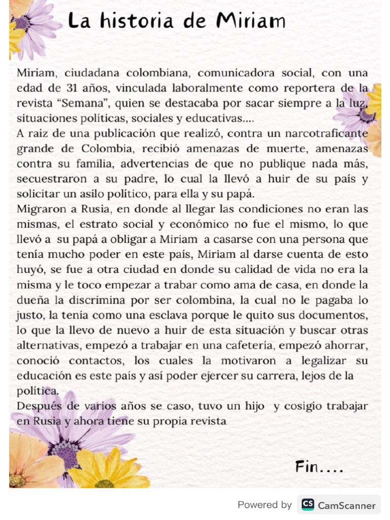 Historia Miriam | PDF