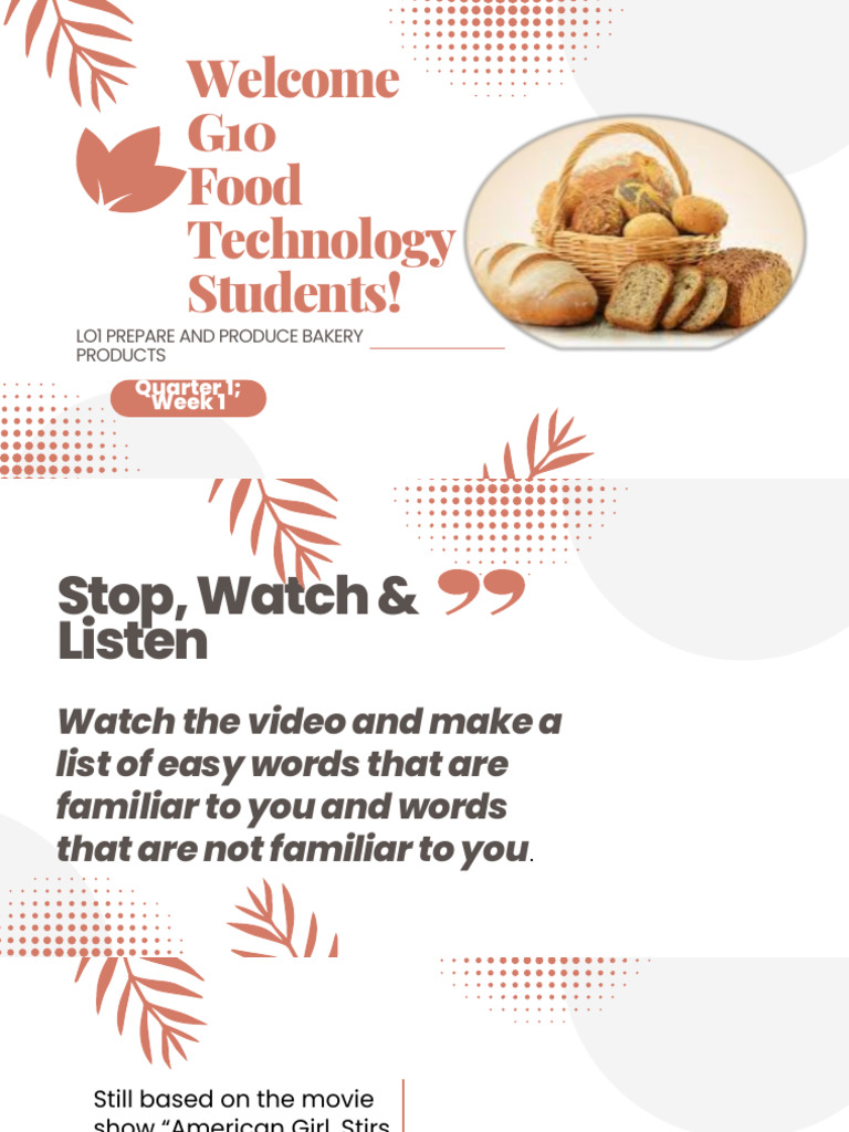 Essential Baking Terminology Guide | PDF | Breads | Cooking, Food & Wine