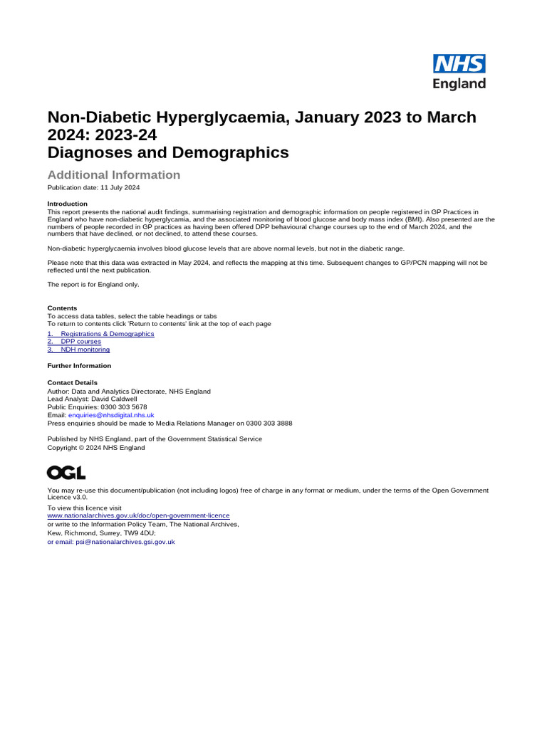 National Diabetes Audit (NDA) NDH-DPP 2023-2024 Data Release (Jan 2023 ...