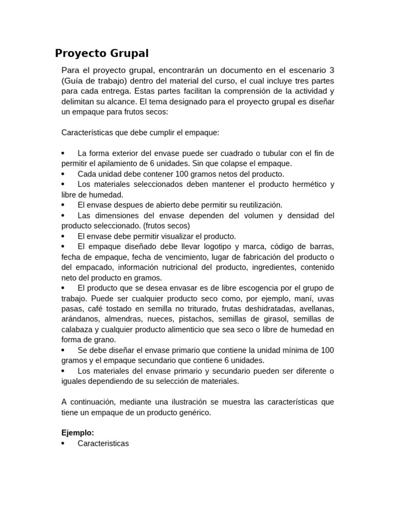 Proyecto Grupal 2024-1 | PDF