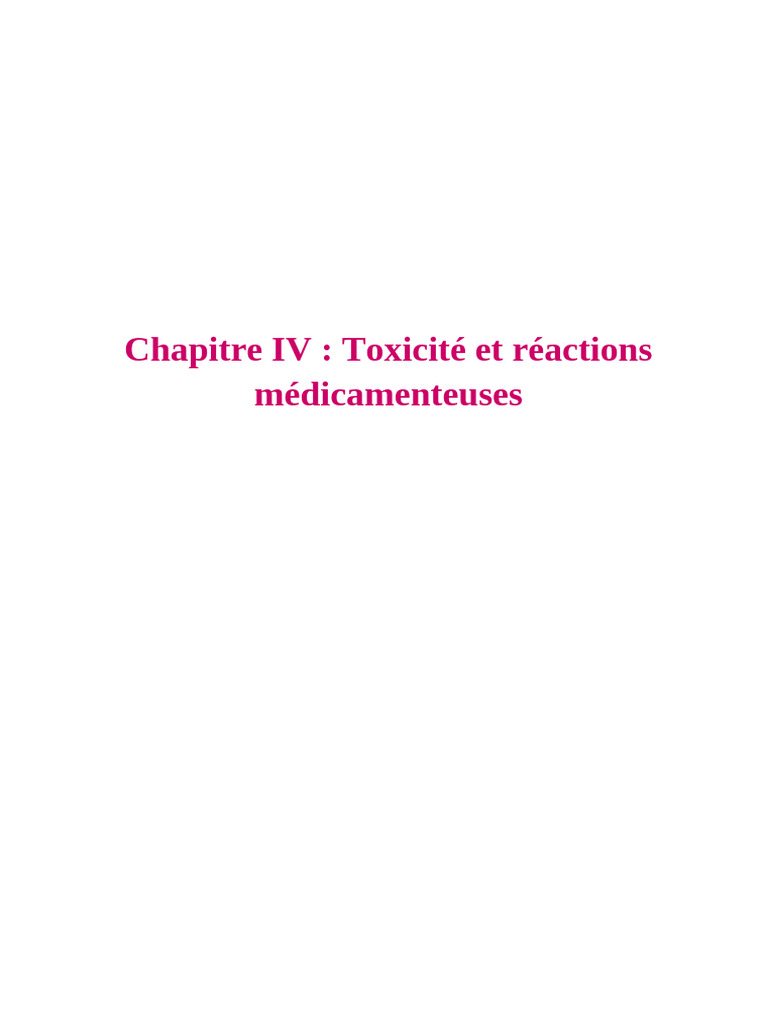 Pharmaco Chap4 | PDF