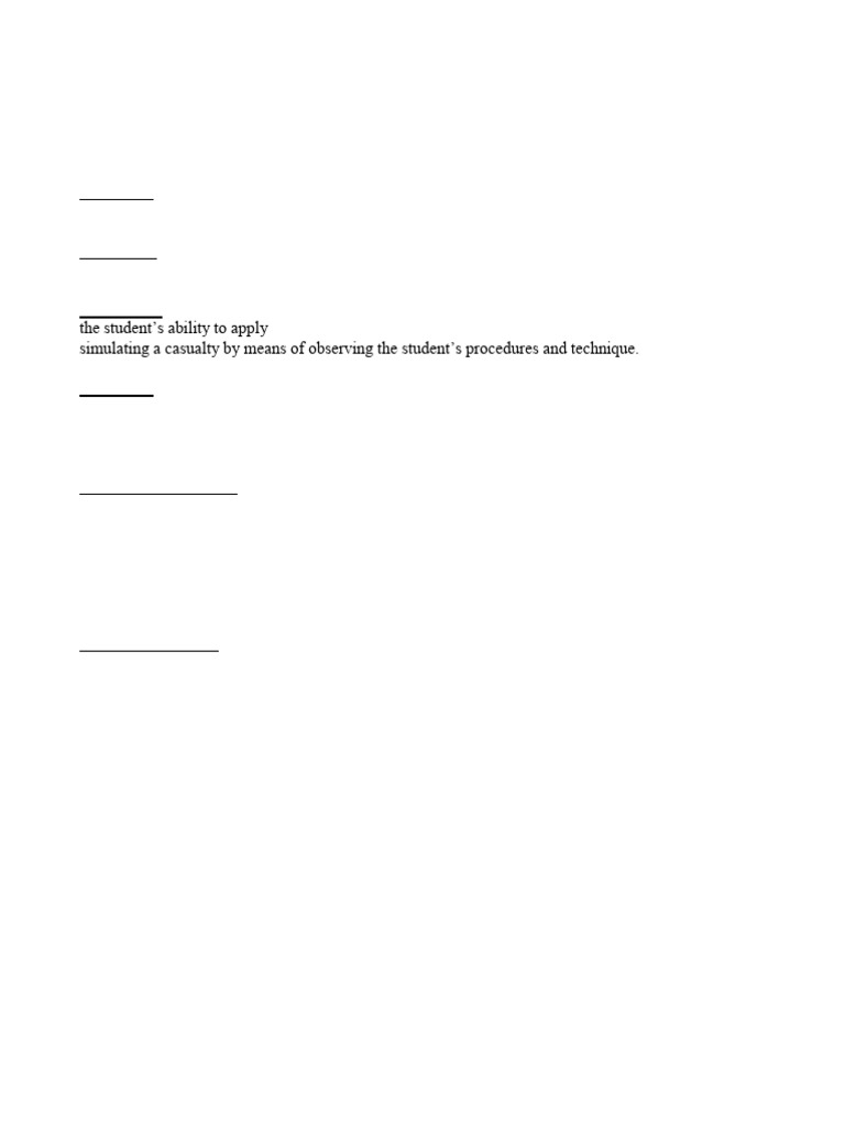 Hemostatic Dressing Skill Sheet | PDF
