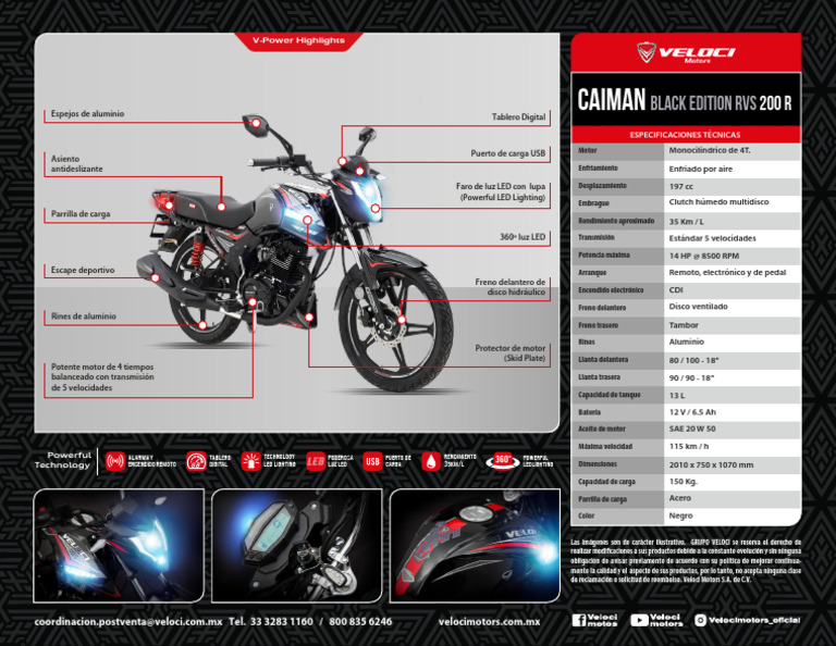 Caiman Black Edition RVS | PDF