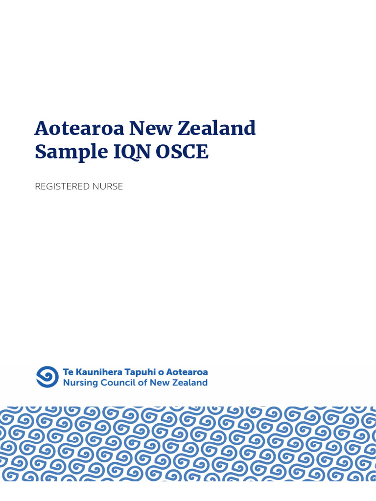 Sample OSCE Scenario | PDF