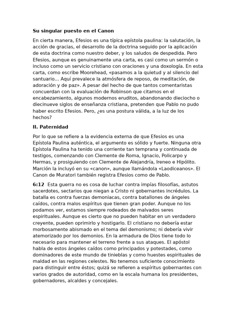 EXPOSICION EFESIOS LL | PDF