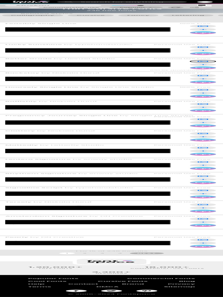 Thin Cursive Fonts FontSpace | PDF