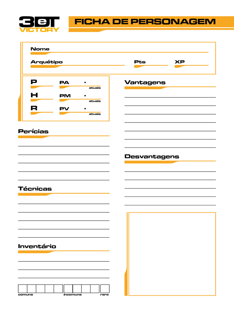 3D T Victory Ficha | PDF