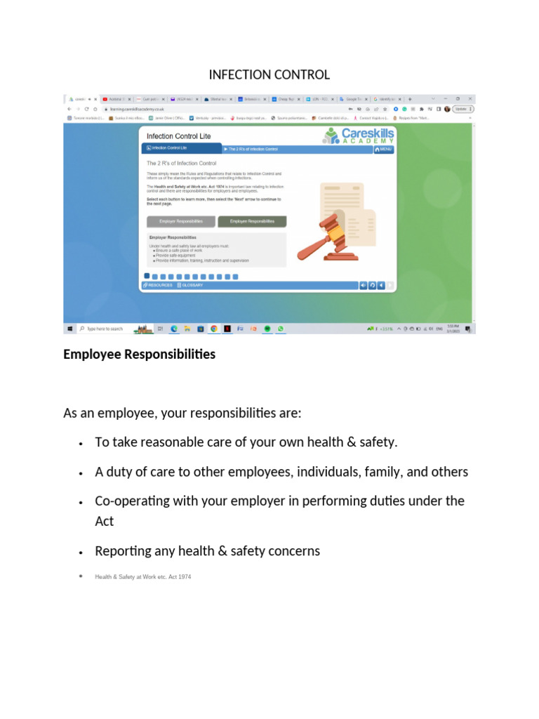 Infection Control | PDF