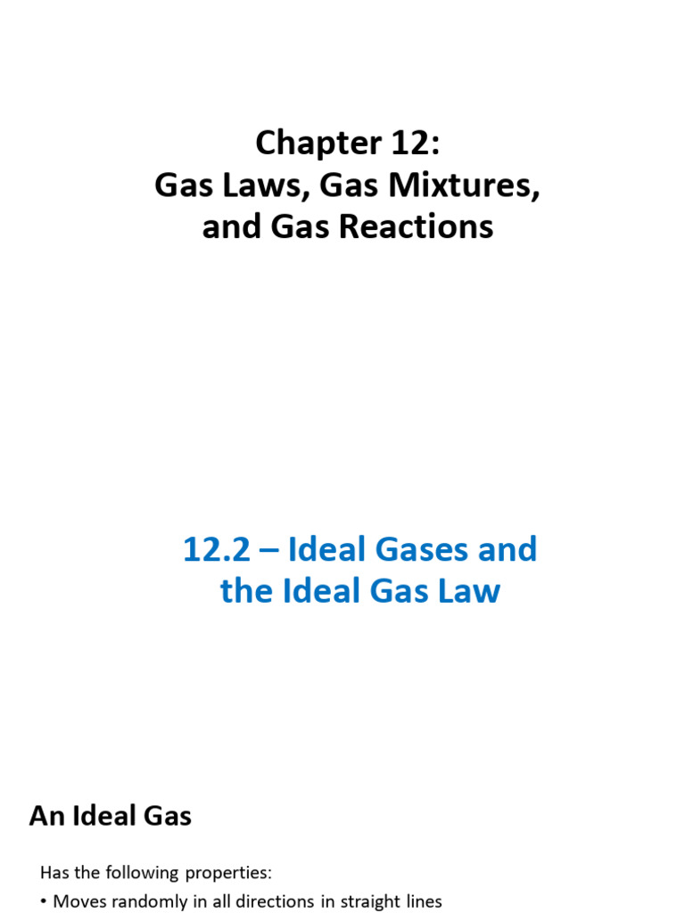 Unit 5 - Chapter 12 Notes | PDF