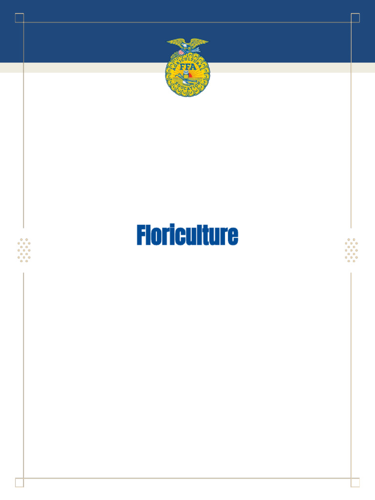 Floriculture Handbook For National FFA. | PDF | Plants | Botany