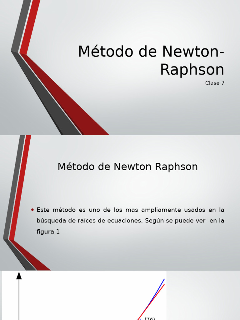 M Étodo Newton Raphson | PDF