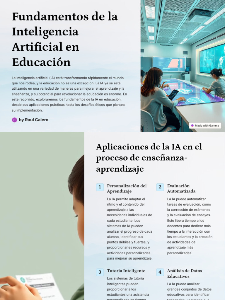 Fundamentos de La Inteligencia Artificial en Educacion | PDF