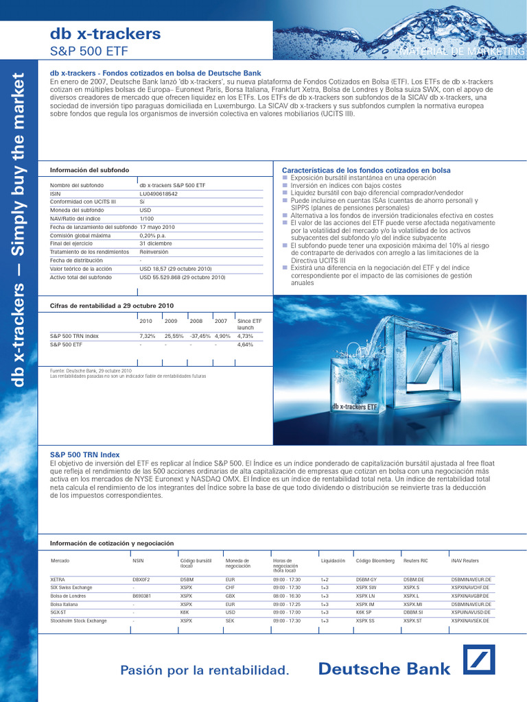 DB X-Trackers S&P 500 ETF | PDF