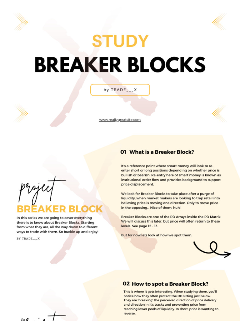 Complete Guide To Breaker Blocks by Trade - X | PDF