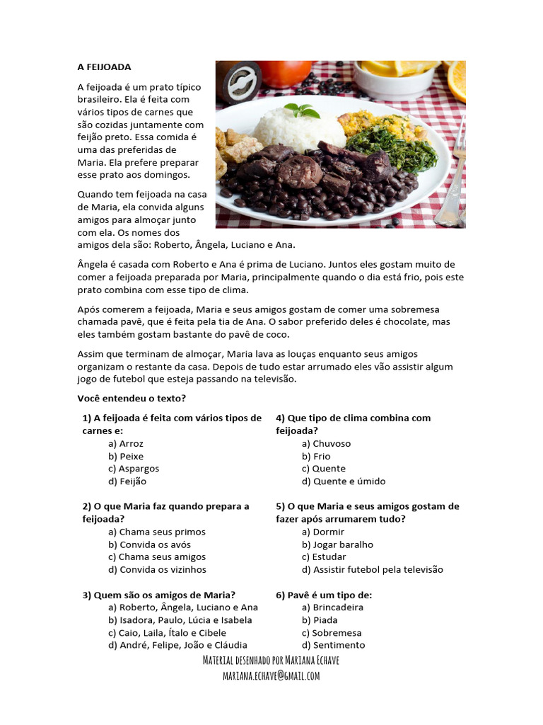 A Feijoada | PDF