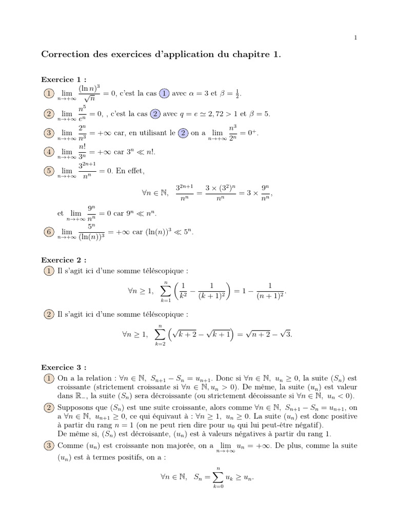 Corrige Appli B2 Chap1 | PDF