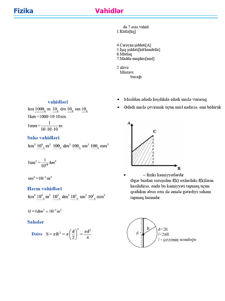 Fizika Konspekt-2022 | PDF