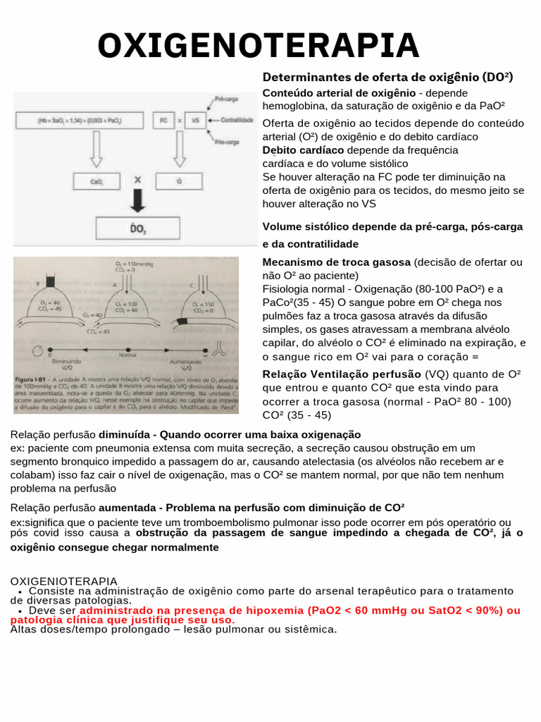 Oxigenoterapia PDF | PDF