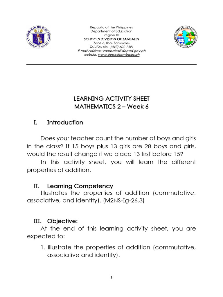 Math 2 - Week 6A | PDF