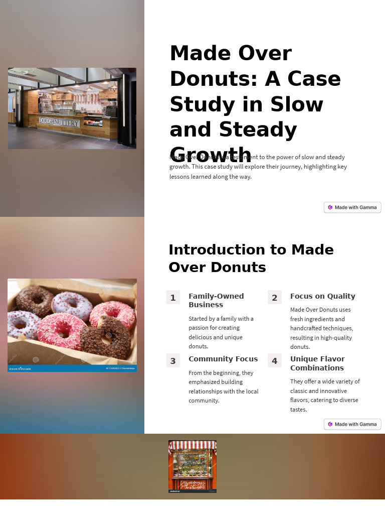 Made Over Donuts A Case Study MANSI | PDF