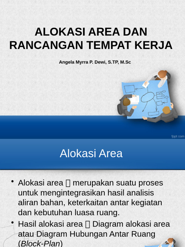 Alokasi Area Dan Rancangan Tempat Kerja | PDF