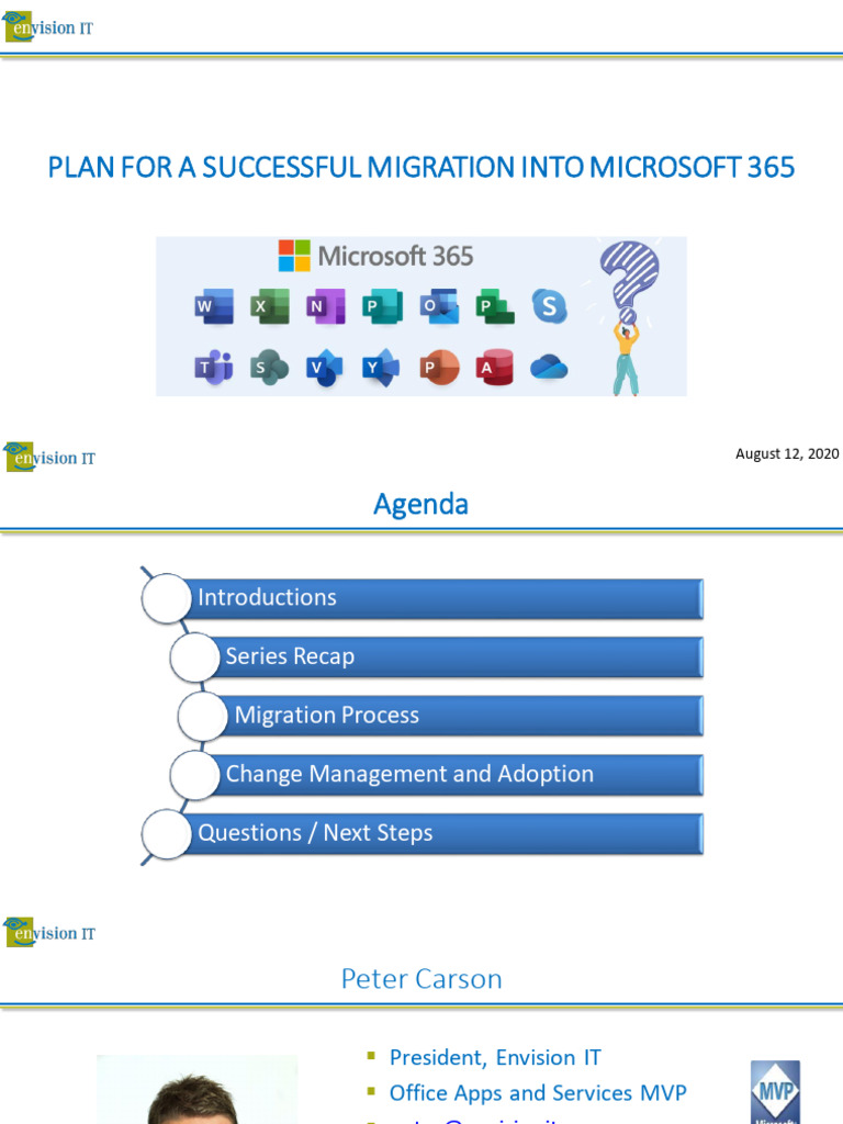 Microsoft 365 Migration Success Plan | PDF | Share Point | Cyberspace