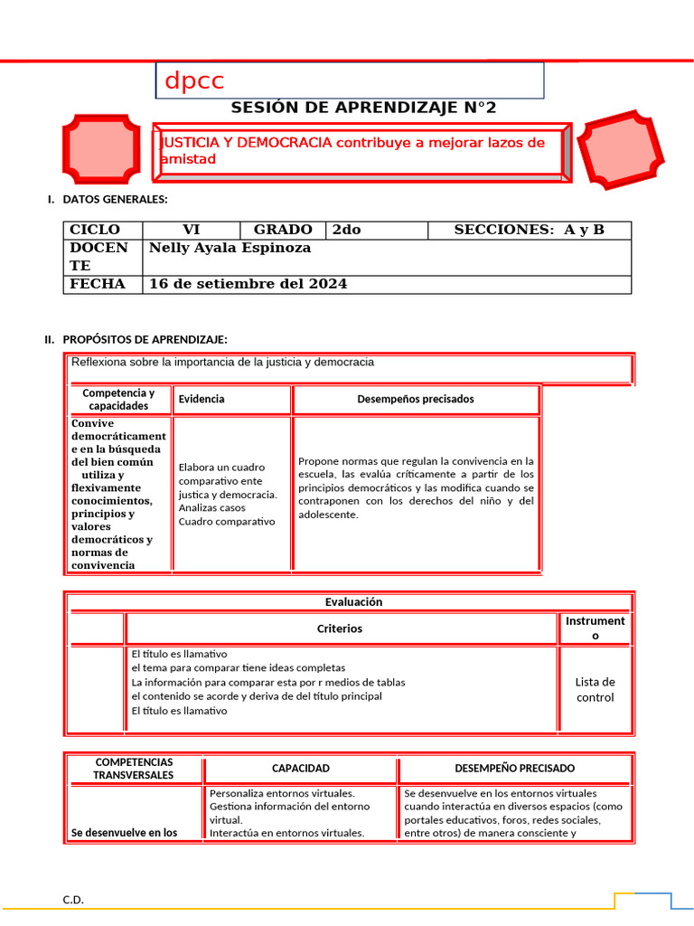 Sesion 2do DPCC | PDF