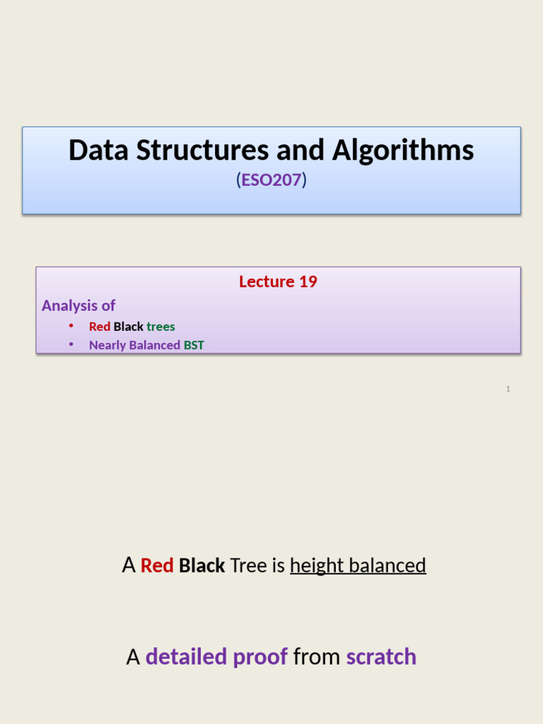 Lec19 BST Full Analysis | PDF