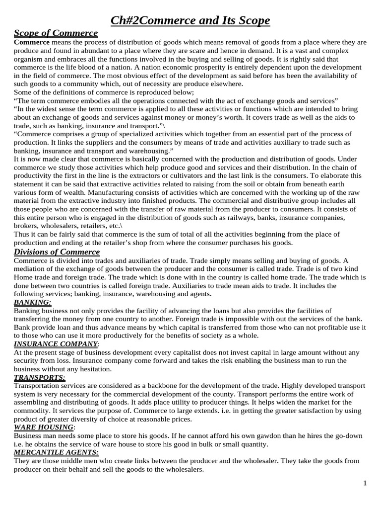 2-Commerce and Its Scope | PDF
