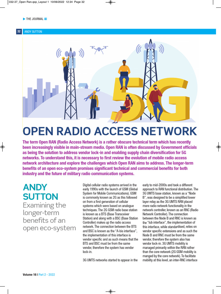 Open RAN Radio Access Network | PDF