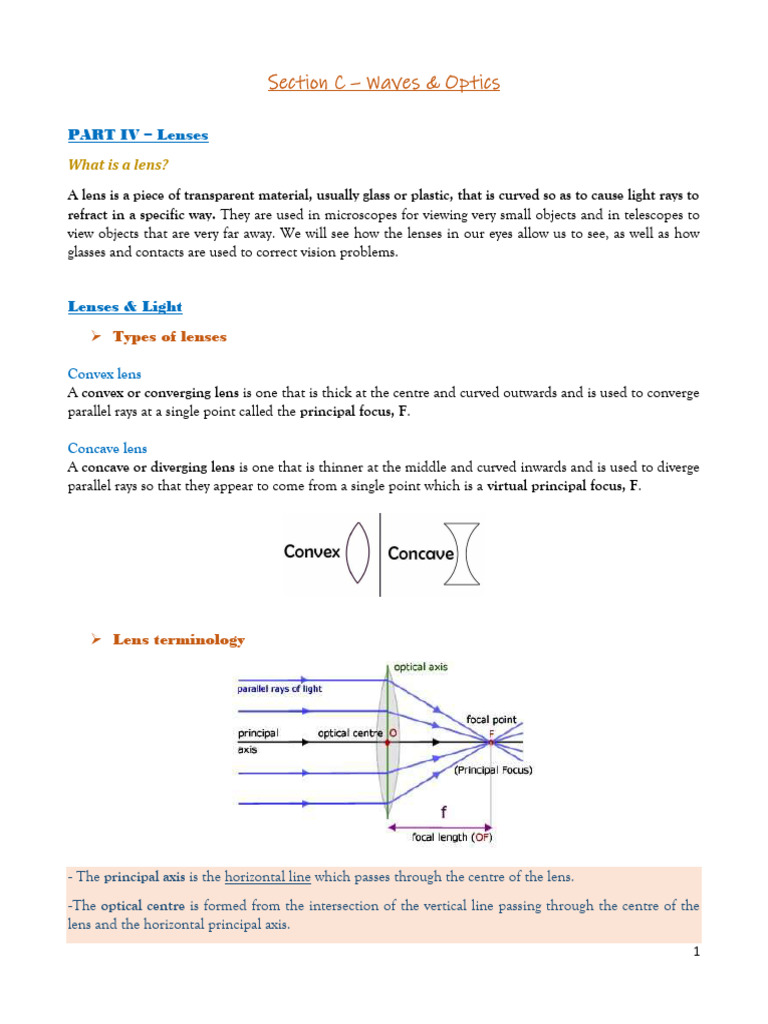 Waves & Optics - Part IV | PDF