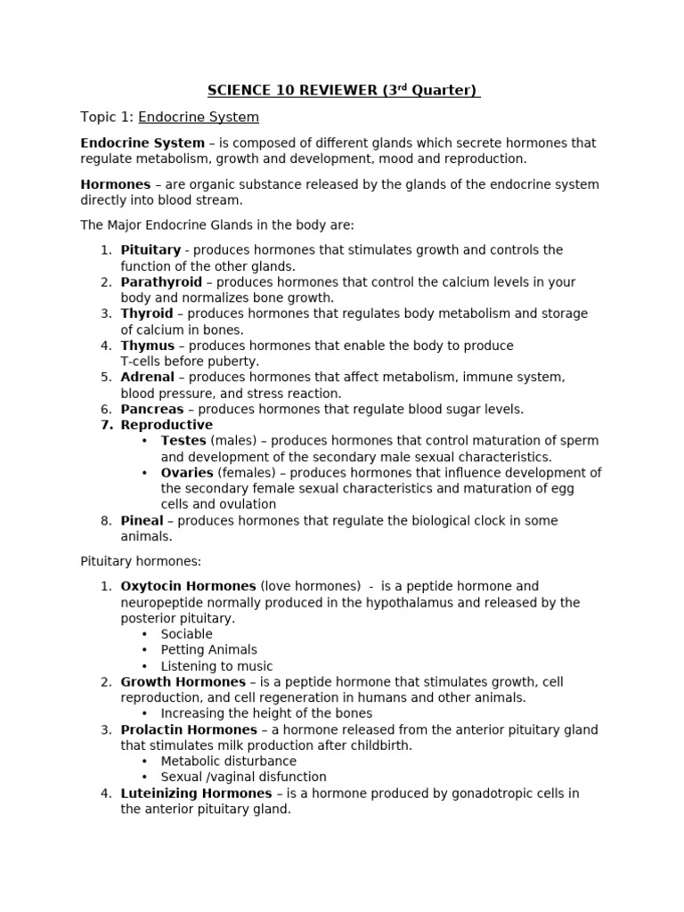 Science 10 Reviewer | PDF