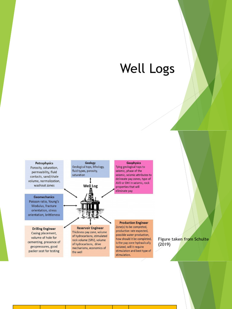 Basic Well Logs | PDF | Porosity | Fracture