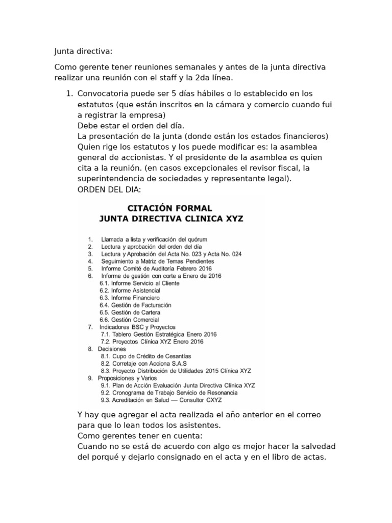 Junta Directiva | PDF