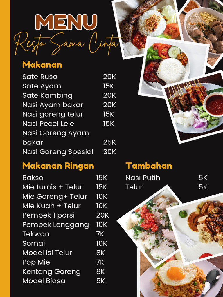 menu resto | PDF