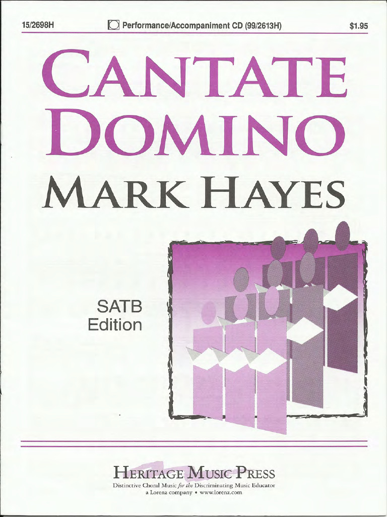Cantate Domino - Mark Hayes | PDF