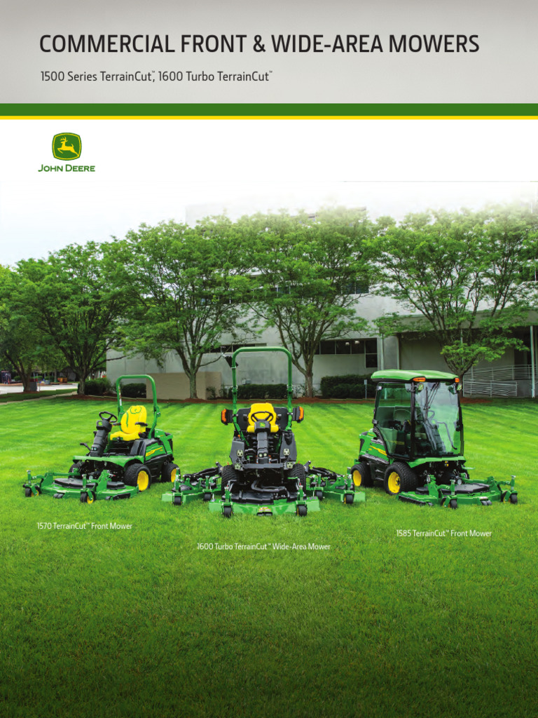 Commercial Front and Wide-Area Mowers Brochure | PDF