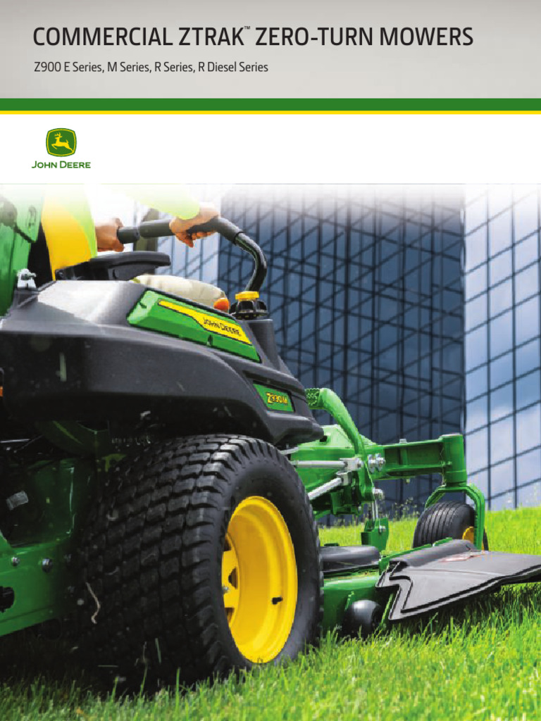 Commercial ZTrak™ Zero-Turn Mowers Brochure | PDF