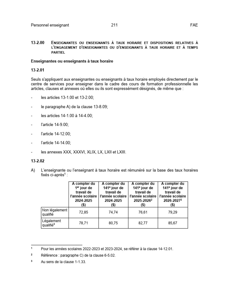 Temps Partiel - Formation Profissionelle | PDF