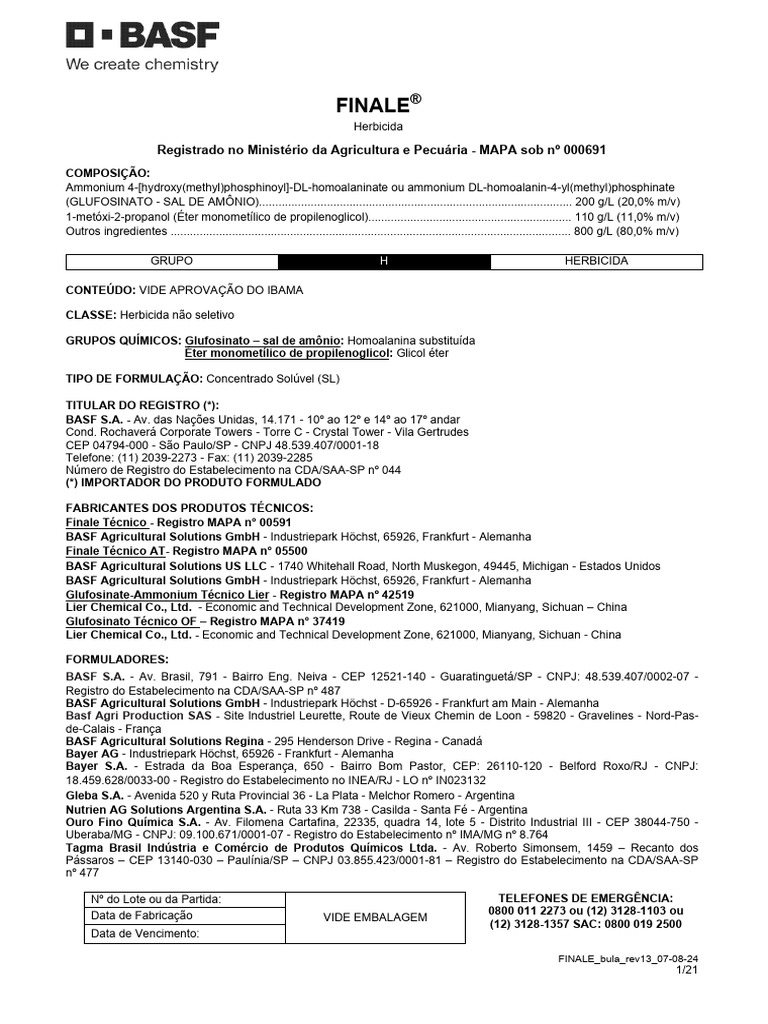 Bula - Finale® | PDF